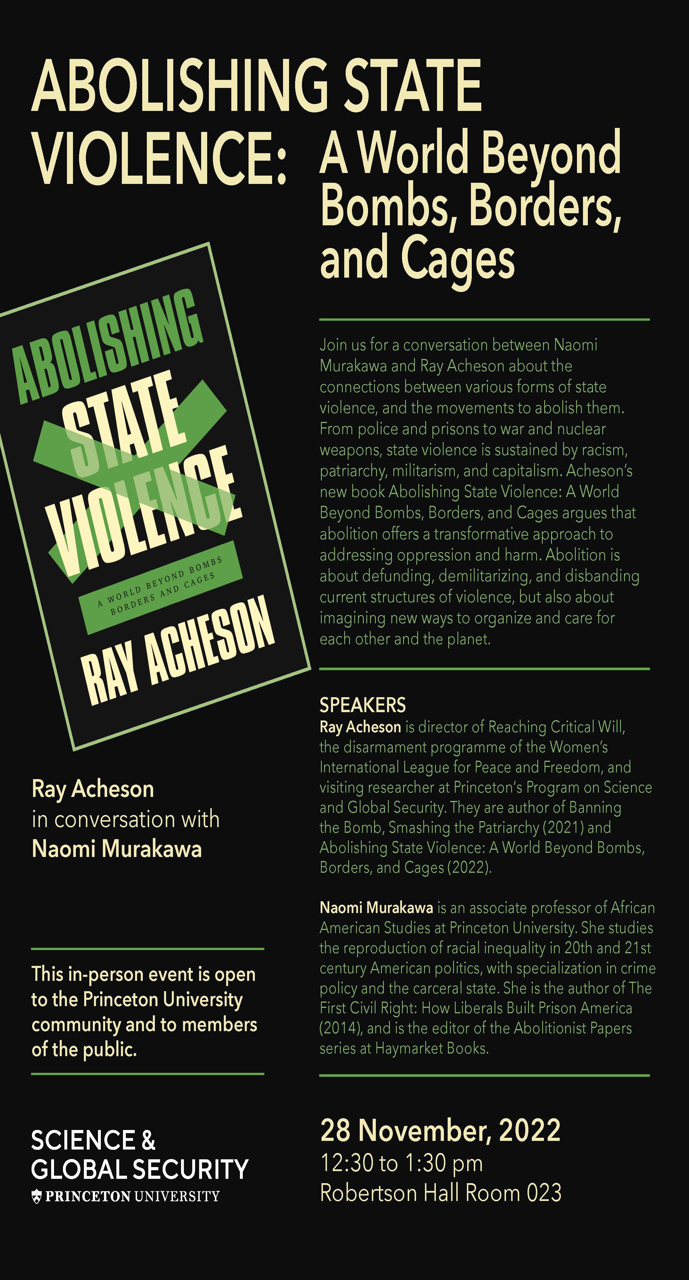 Abolishing State Violence: A World Beyond Bombs, Borders, and Cages ...
