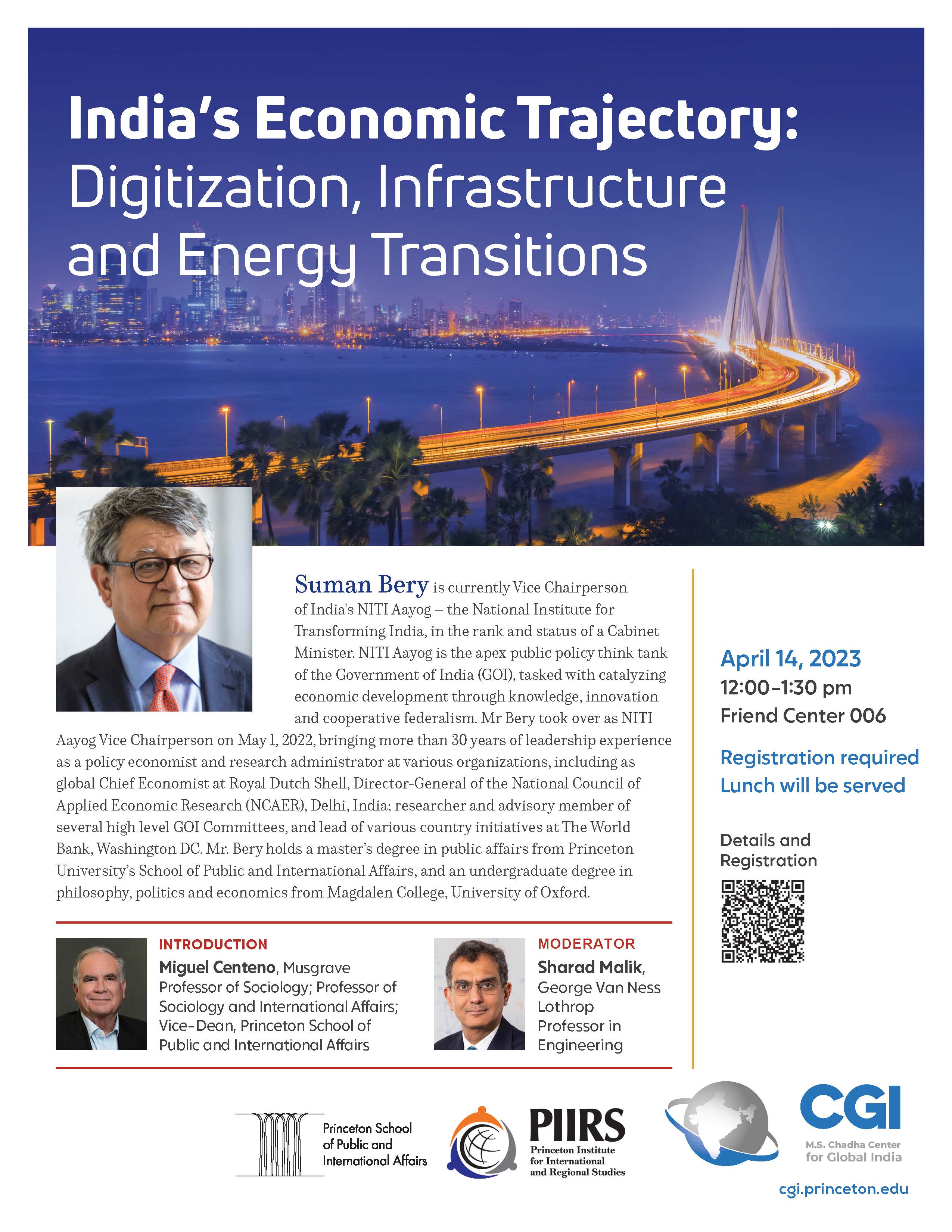 India’s Economic Trajectory: Digitization, Infrastructure and Energy Transitions | Princeton ...