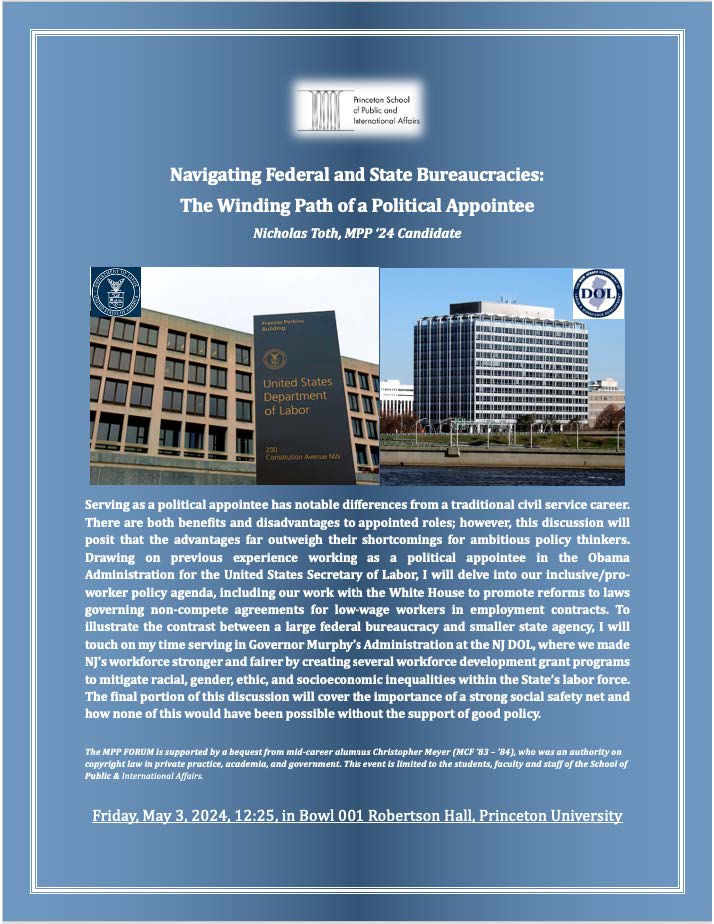 MPP Forum: Navigating Federal and State Bureaucracies: The Winding Path ...